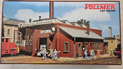New in Open Box: Vollmer HO Scale Model Kit-Machine Factory Werner & Co ...