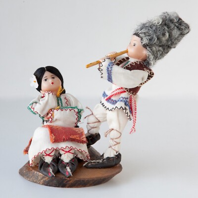 Vtg. Dolls in Traditional Moldovan Clothing Moldova USSR "Doina" Song ...