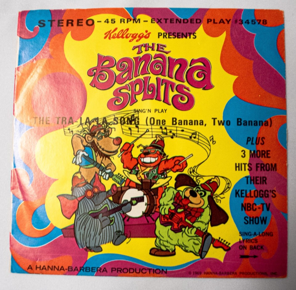 The Banana Splits Pop Rock 45EP The Tra-La-La Song It's A Good Day on ...