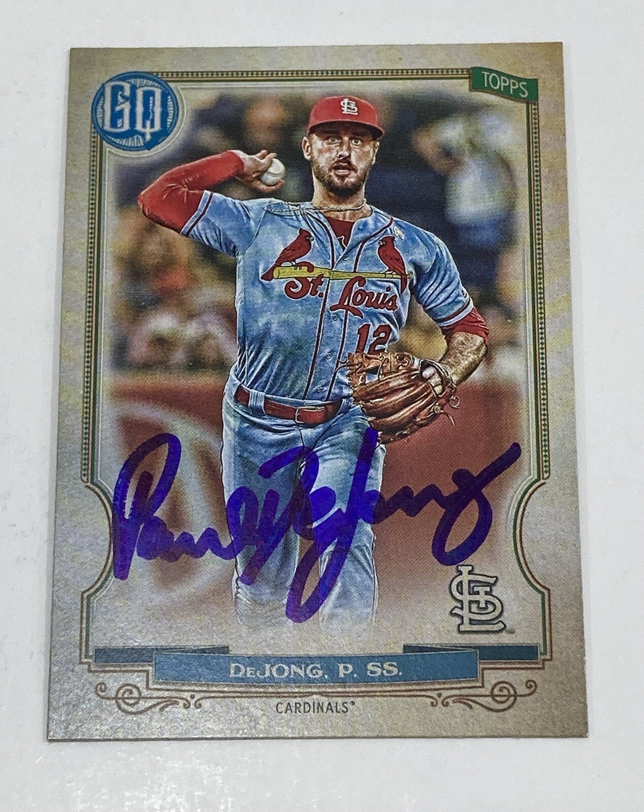 PAUL DEJONG 2020 Topps Gypsy Queen Signed Card St. Louis Cardinals Autographed | eBay