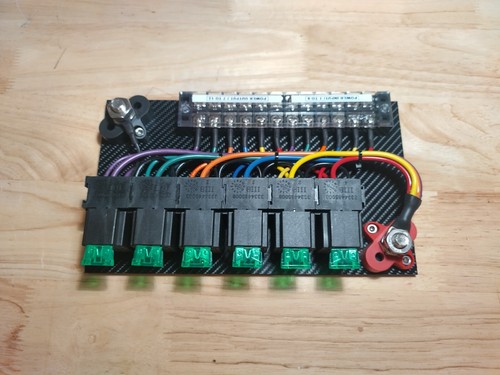 Race Car Fuse/ Relay Panel Block 6 Way LS Swap Custom Universal Drag ...