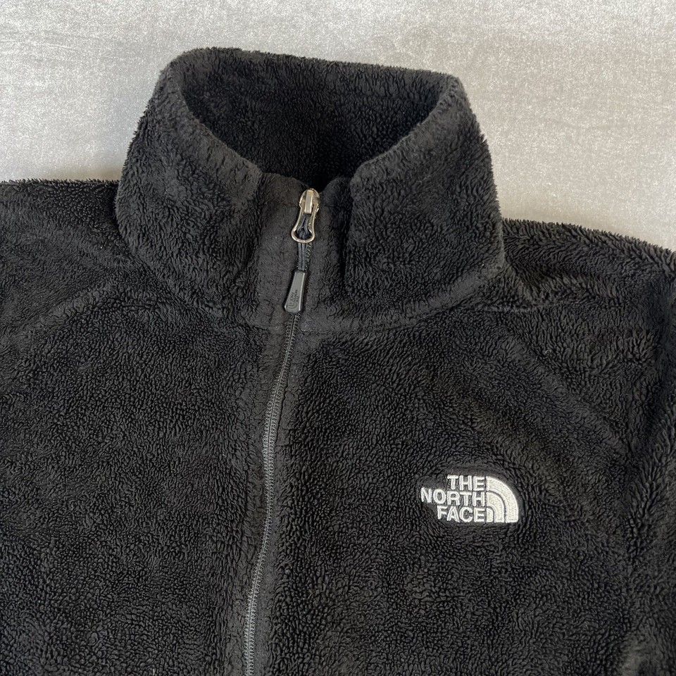 The North Face Osito Fleece Jacket Womens Medium* Black Full Zip Mock ...
