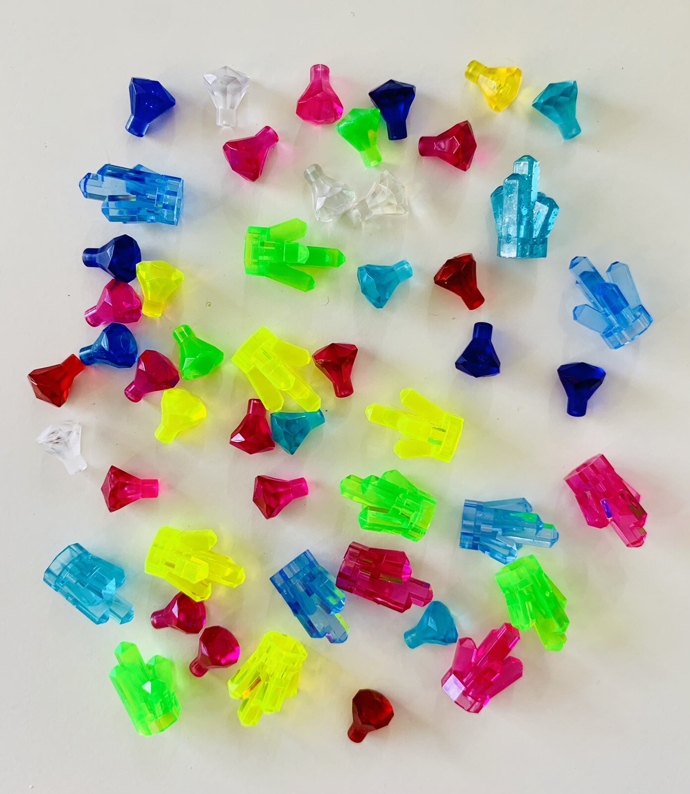 LEGO bulk lot 50 x crystals gems jewels | eBay