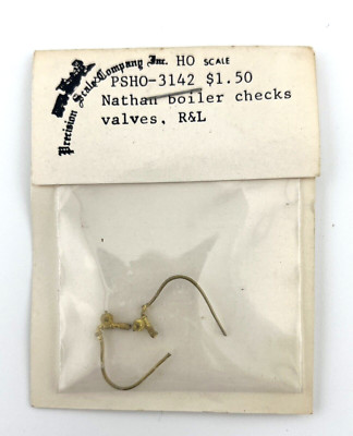Precision Scale Co #3142 BRASS HO Scale Nathan Boiler Check Valves ...