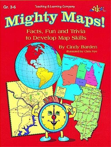 Mighty Maps Facts, Fun and Trivia to Develop Map Skills - ACCEPTABLE ...