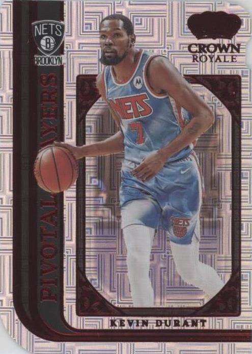 2021-22 Panini Crown Royale - Pivotal Players Kevin Durant #7 Asia Red ...