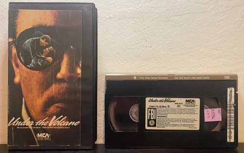 Under The Volcano VHS Tape w/ Black Snap Case (1984) | eBay