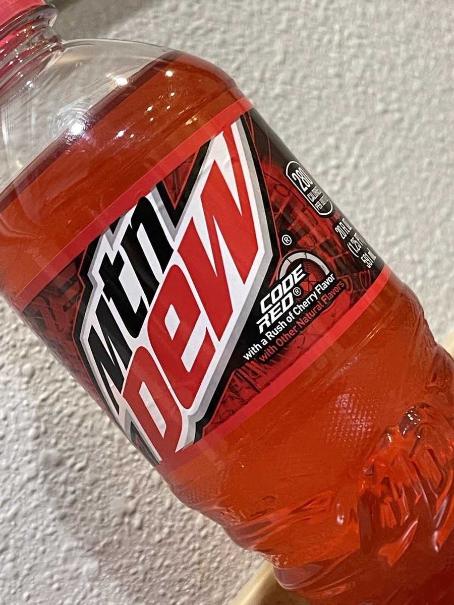 Mountain Dew Code Rote Flasche