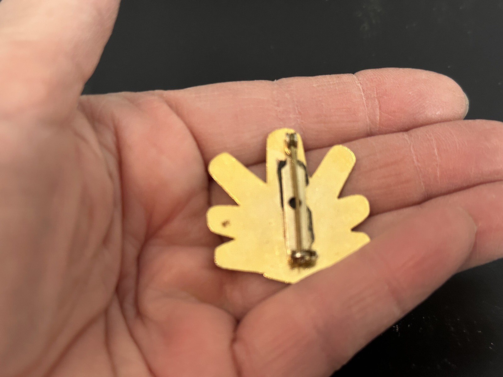 Vintage Copper Enamel Pacific Northwest Totem Pin - Gem