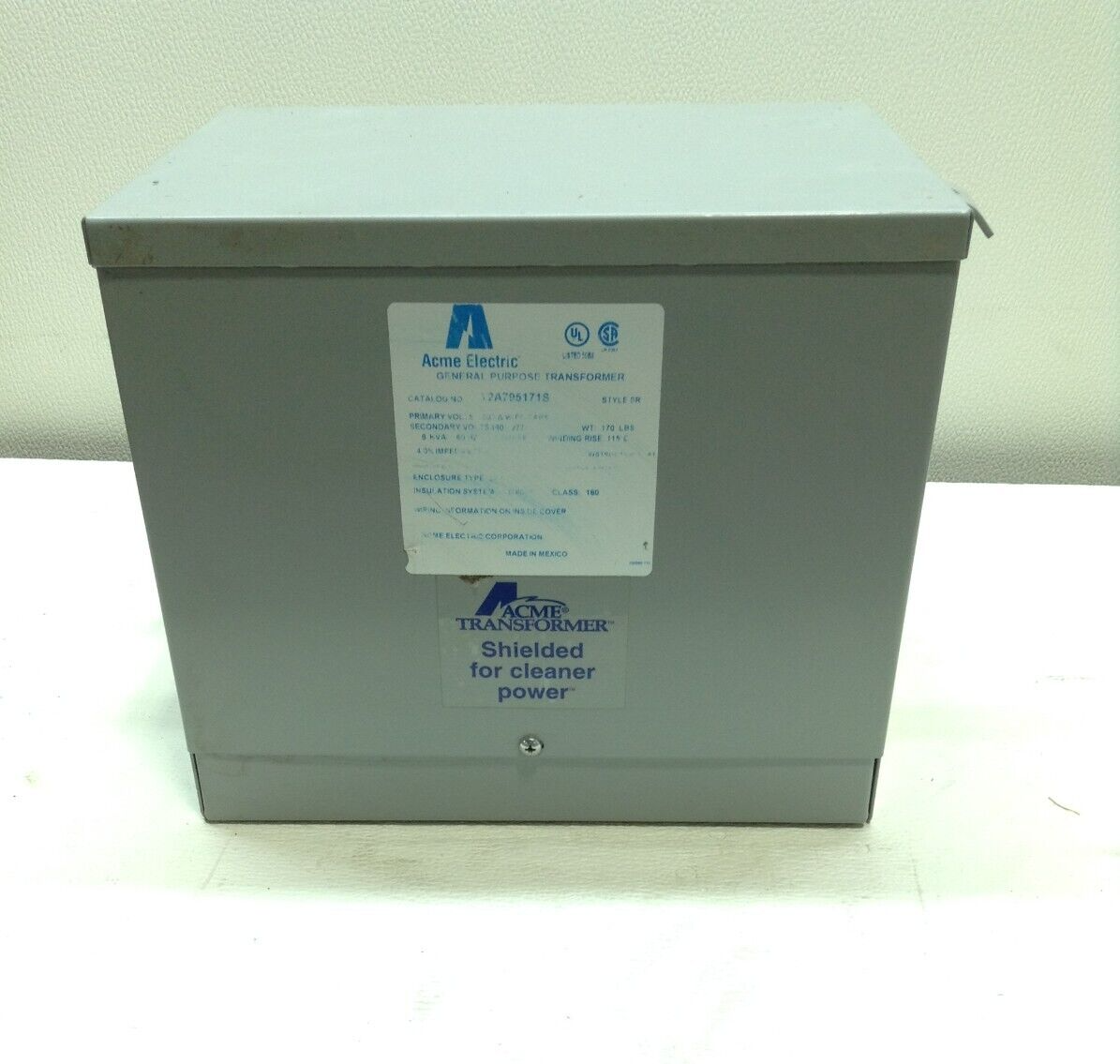 Acme 12A795171S Control Transformer 6000 VA 6 KVA (TSC) | eBay