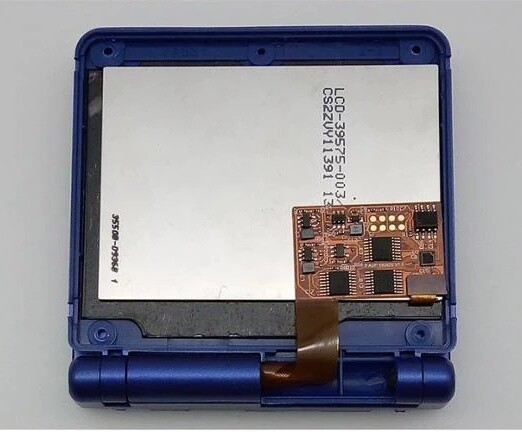 Game Boy Advance SP IPS v2 10-Level Backlight Upgrade Kit Nintendo ...