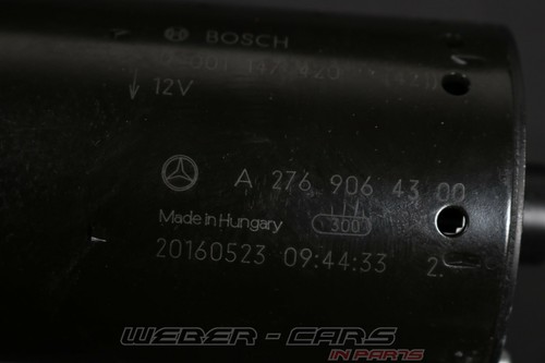 26Km A2769064300 Mercedes W292 GLE 400 43 AMG Starter V6 M276 Petrol | eBay