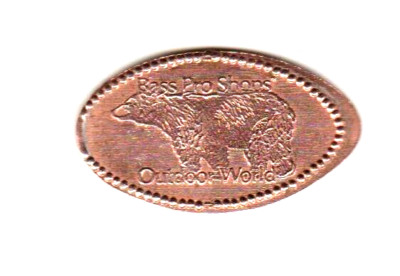 Elongated Penny "Bass Pro Shops Outdoor World" Bear Springfield, MO ...