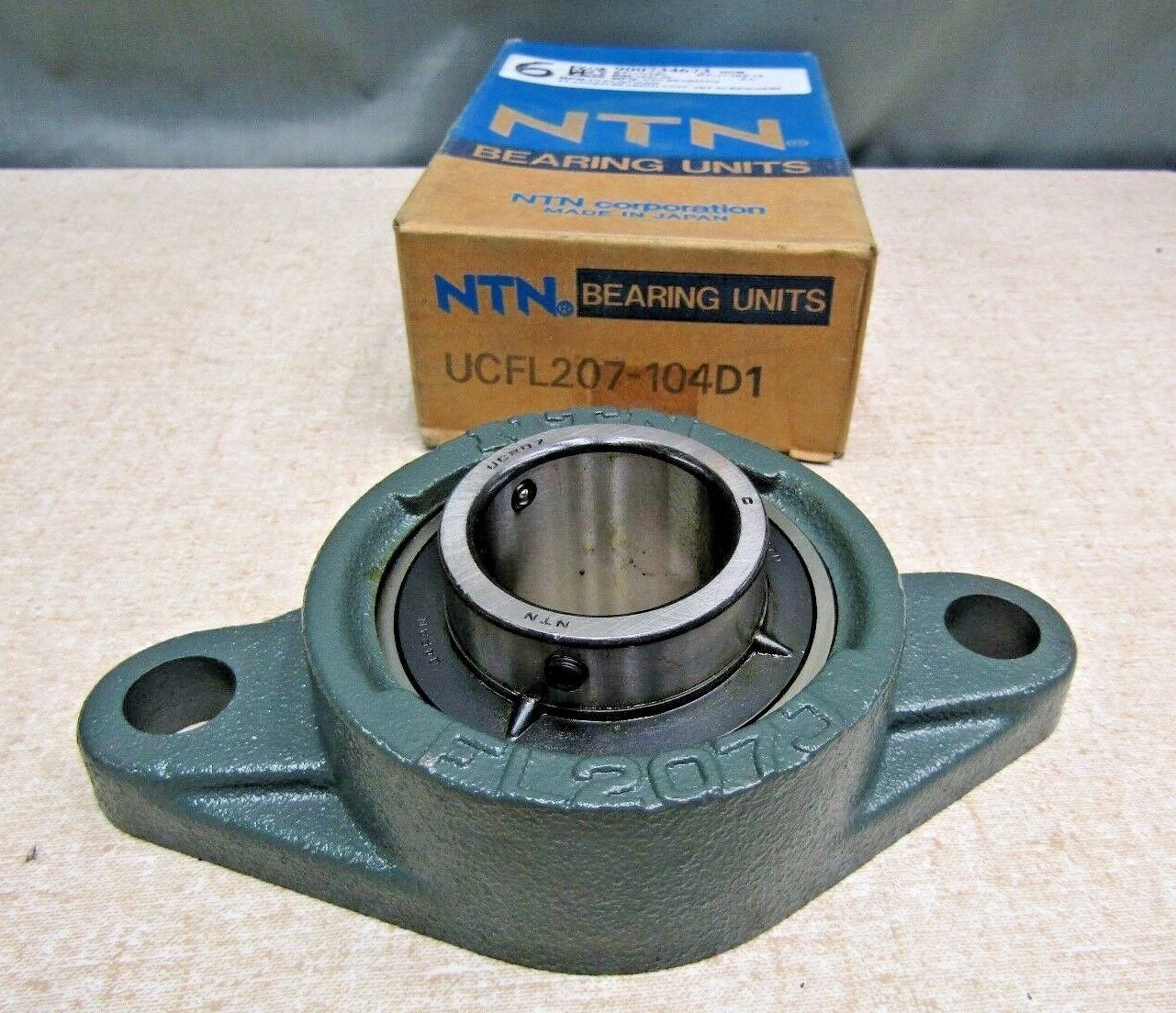 NTN UCFL207-104D1 Flange Bearing 2-Bolt Ball 1-1/4" Bore for sale ...