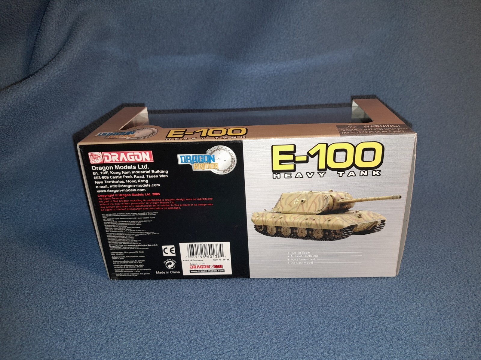 Dragon 60155 German Camo Panzer E-100 Heavy Tank Berlin 1945 In 1/72 ...