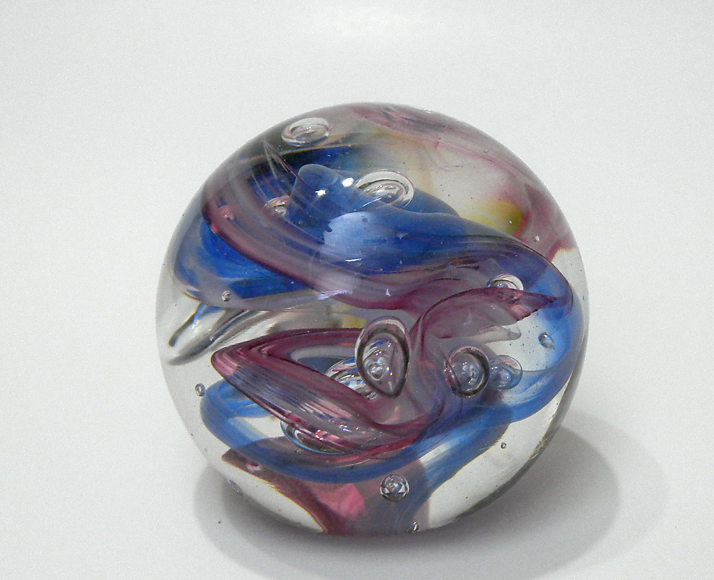 Ron Schuster Studio paperweight Signed SGS 172 w/ Schuster sticker | eBay