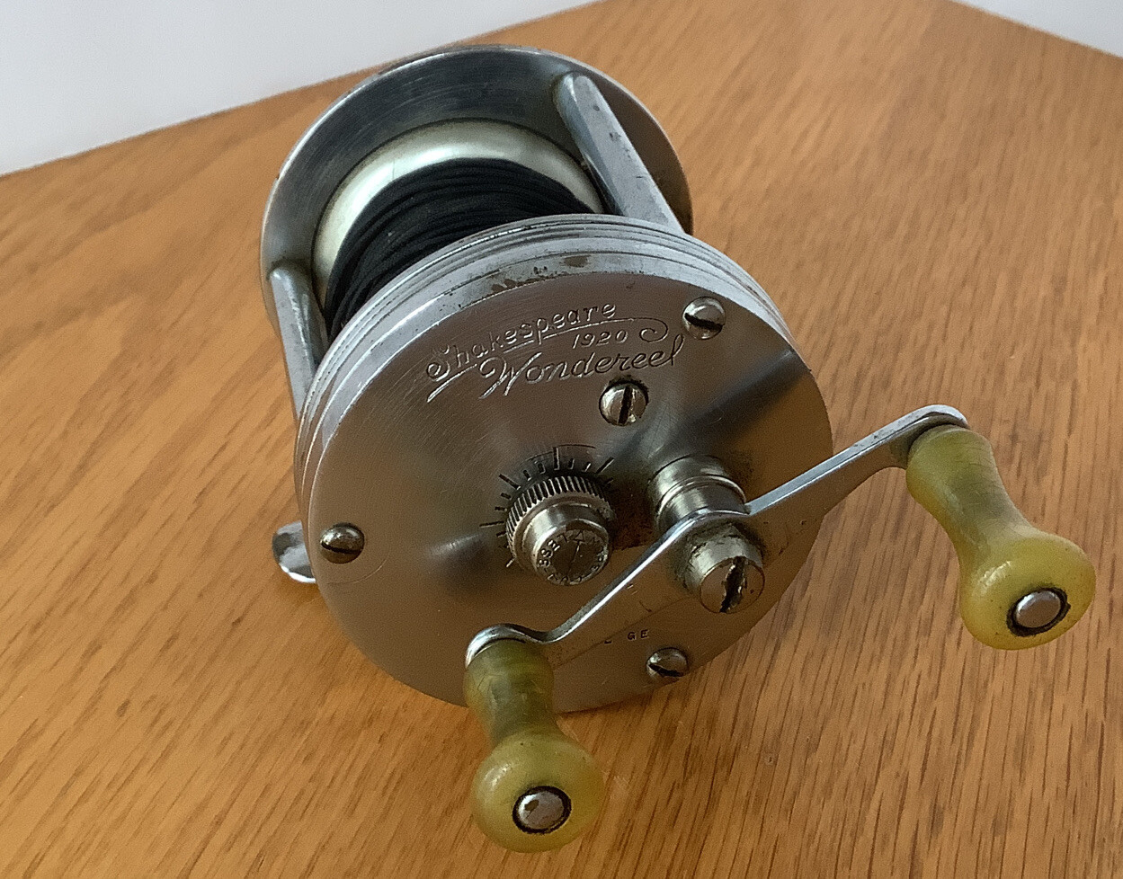 Vintage Shakespeare Wondereel 1920 Model GE Level Wind Fishing Reel ...