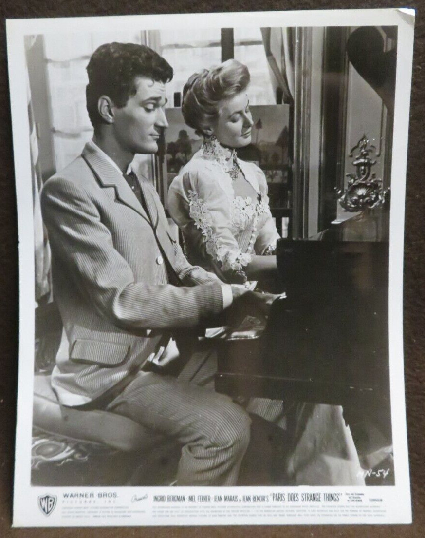 MS15 8X10 MOVIE STILL PHOTO PARIS DOES STRANGE THINGS INGRID BERGMAN ...