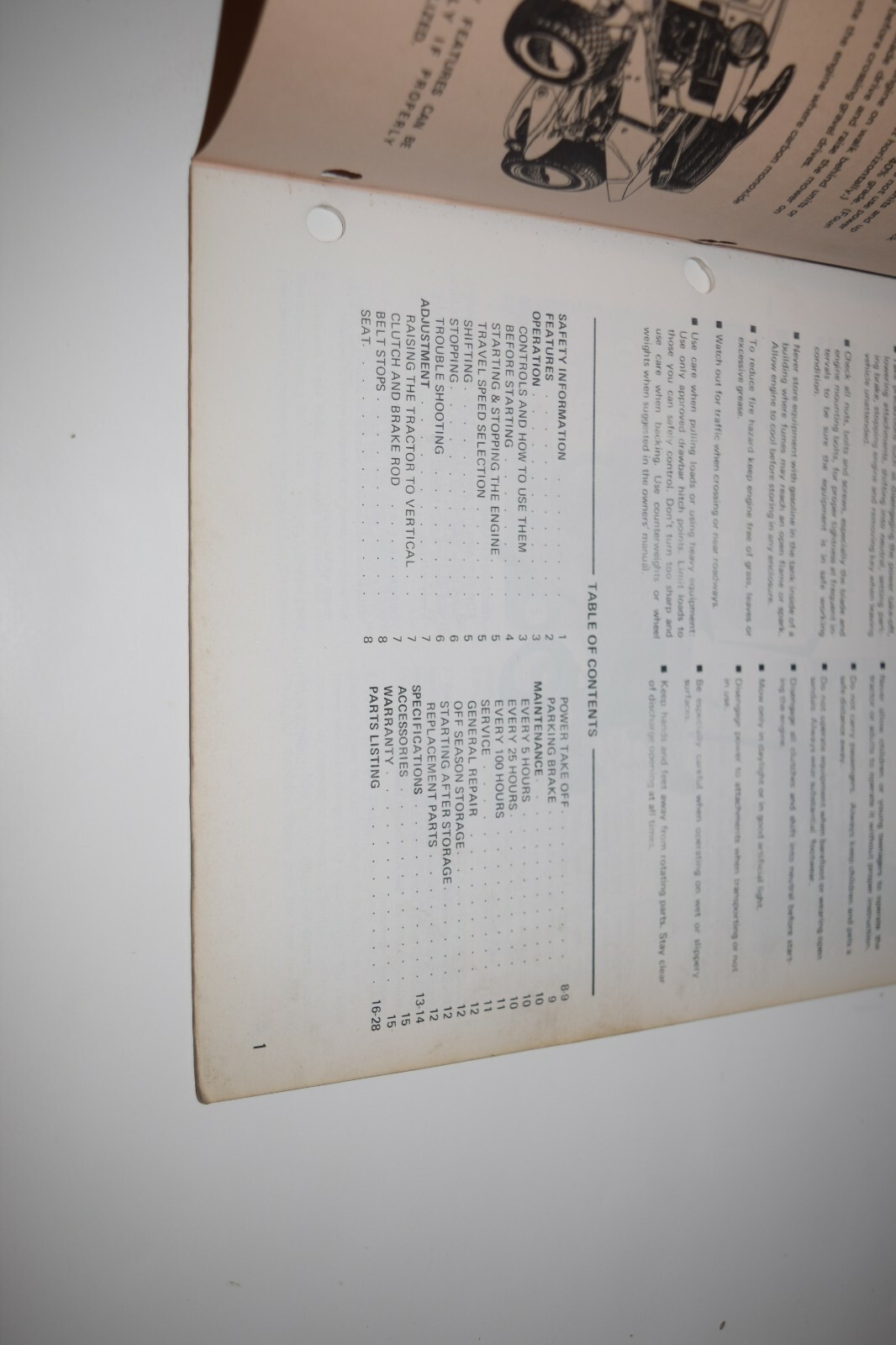 Simplicity Yeoman 637 Tractor Owner's Manual | eBay