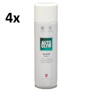4x NEW Autoglym GLASS SPRAY CLEANER Acrylic Perspex 450ml FREE GIFT | eBay