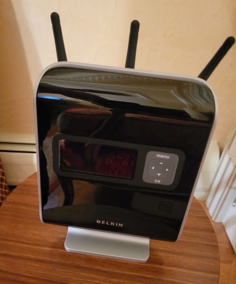 BELKIN Bundle N1 Vision Wireless Router #F5D8232-4 & N Wireless USB ...