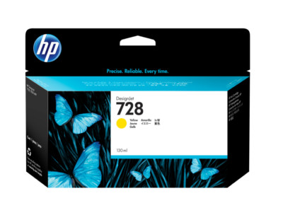 HP #728 130ml Yellow Ink Cartridge | eBay Australia