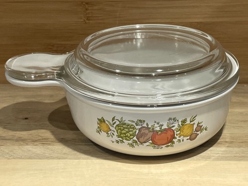 Corning Ware Spice Of Life Grab-It Bowl P-150-B With Glass Lid P-150-C 550ml | eBay