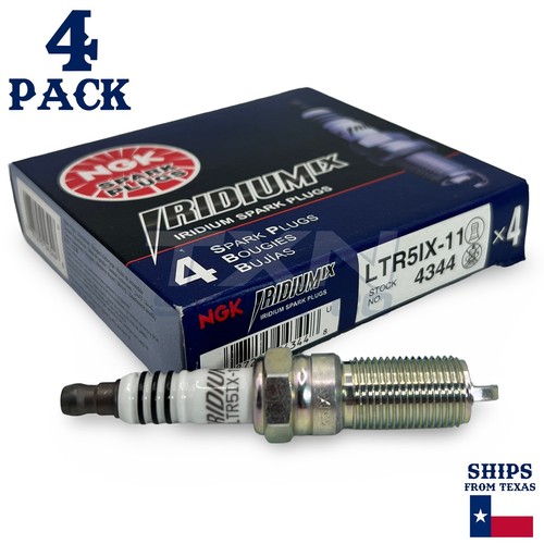 NGK 4344 Iridium Spark Plug LTR5IX-11 - 4 Pack 87295043448| eBay