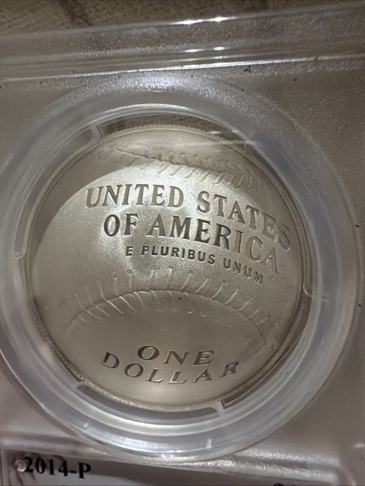 2014-P PCGS PR69DCAM Baseball Hall of Fame Silver Dollar Signed By Pete ...