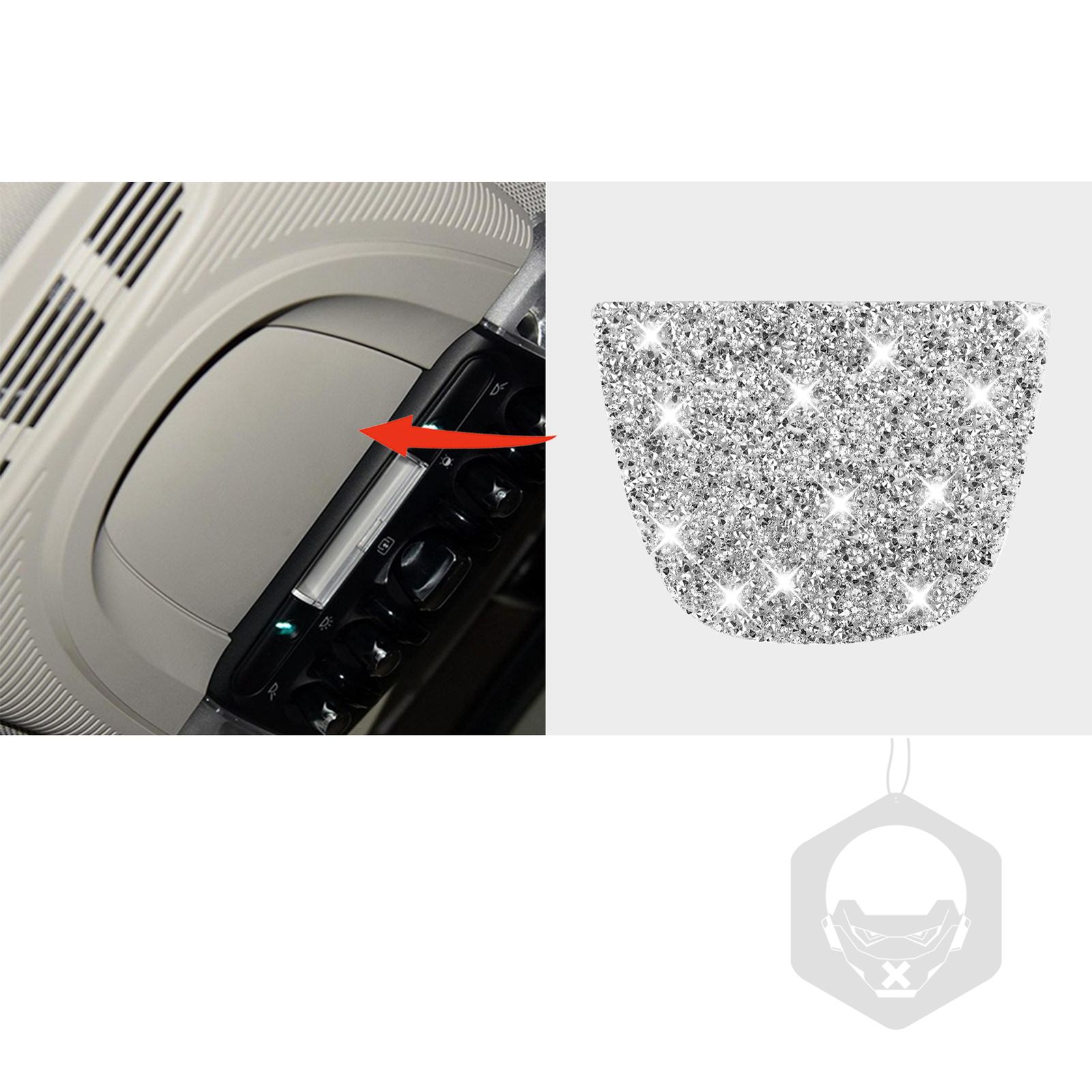 For BMW MINI F55 F56 F60 Inner Roof Reading Light Lamp Panel Trim ...