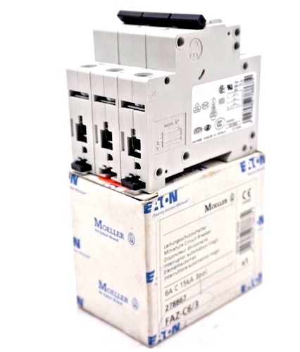 Neuf MOELLER FAZ-C6/3 Disjoncteur FAZC63 | eBay