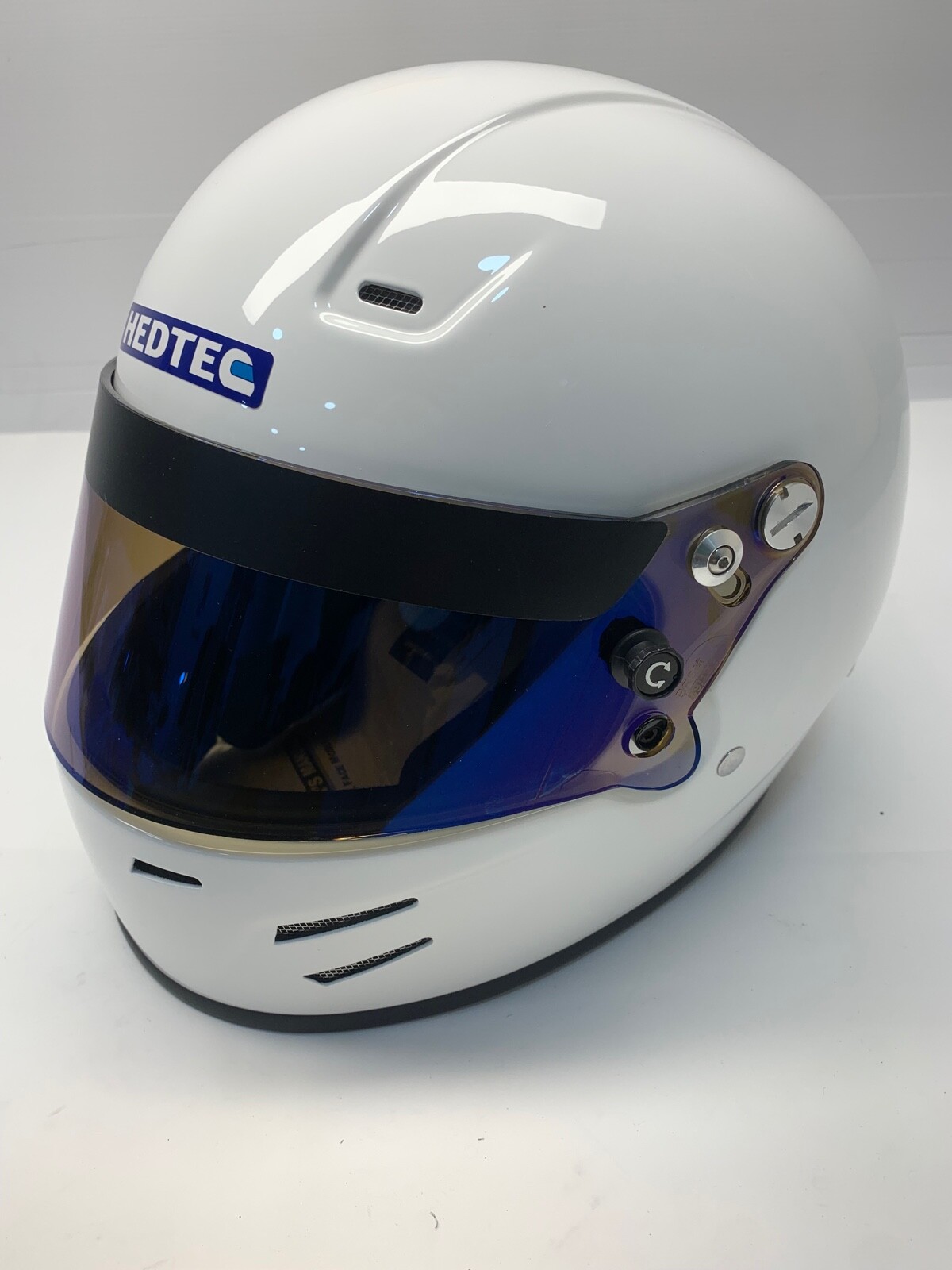 Hedtec H - Force Snell Car/ Kart Full Face Karting Helmet Iridium Blue ...