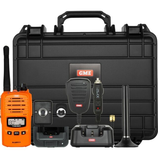 GME TX6160XOCK 5W UHF Handheld Radio Car Kit - Orange for sale online ...