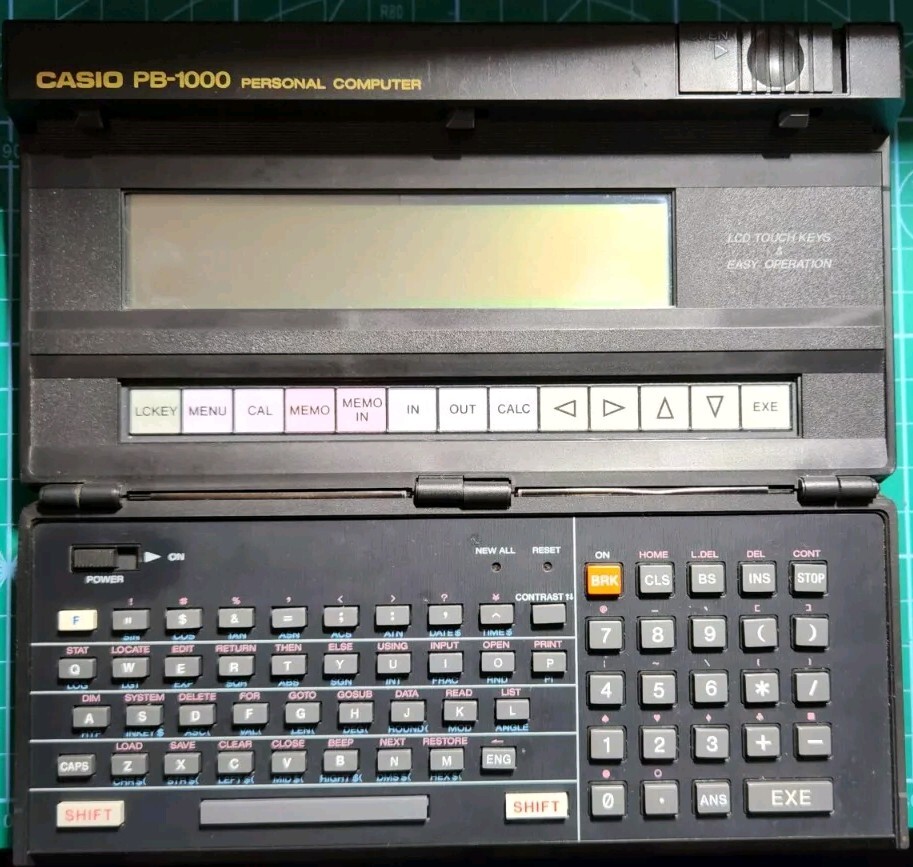 CASIO PB-1000 - Pocket Computer with BASIC And Assembly Languages Plus Book | eBay