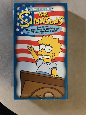 20th Century Fox VHS Best of Simpsons Vol 10 2 Uncut Episodes Cult ...