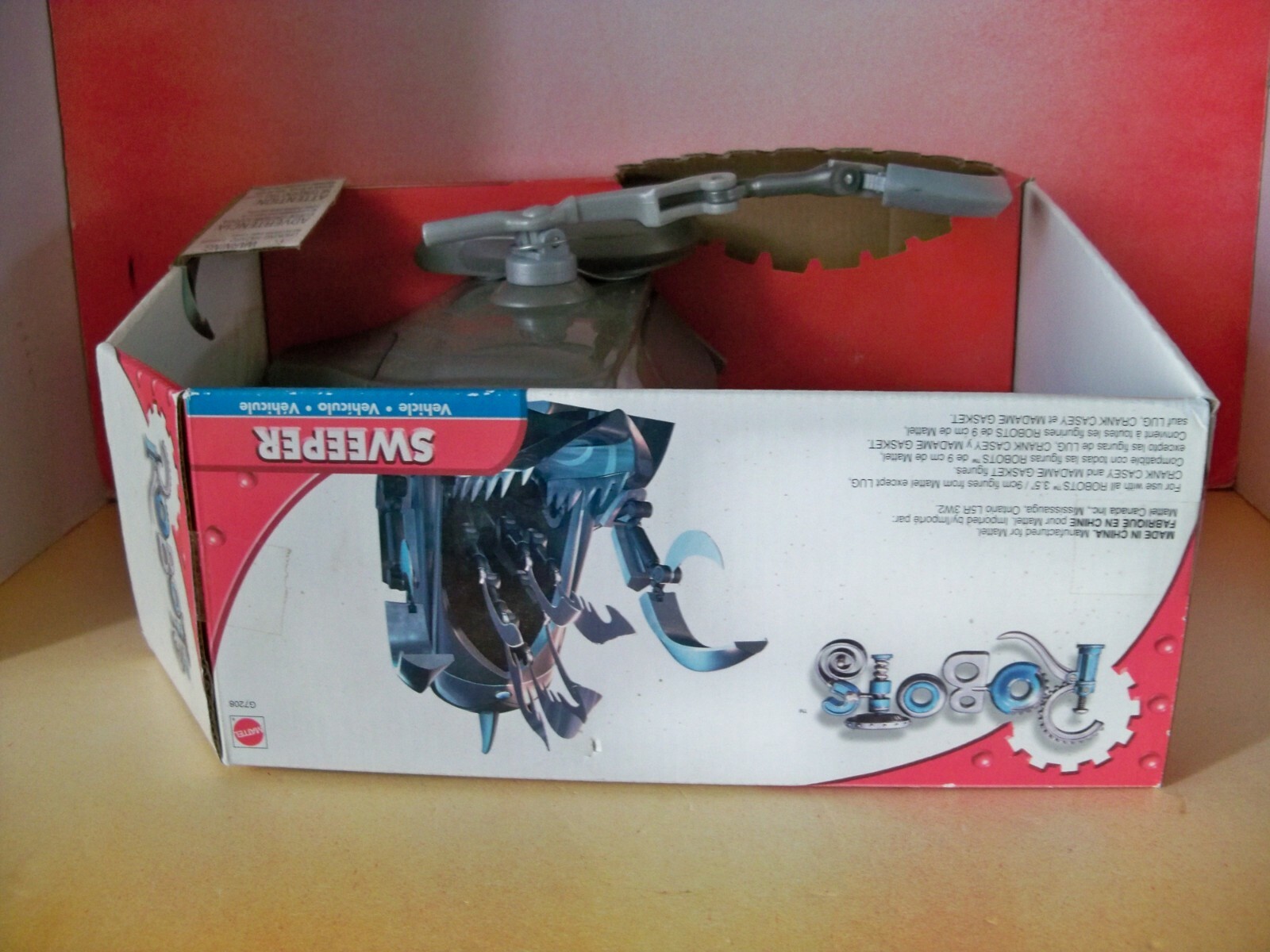 Rare Boxed Mattel Robots Sweeper Vehicle 2005 Robots the Movie Toy ...