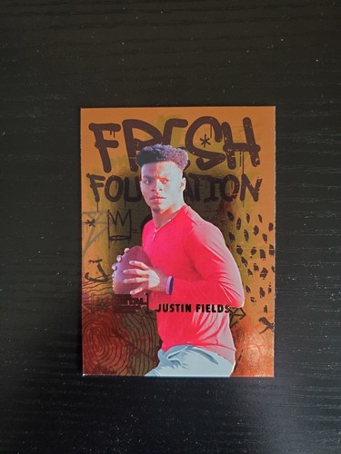 Justin Fields - 2021 Skybox Metal Universe Champions Fresh Foundation ...