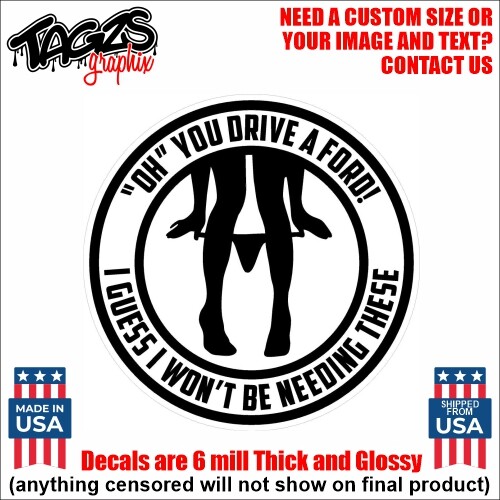 Funny Ford Stickers For Trucks