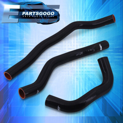 For 02-08 Mazda 6 2.0L 2.3L Silicone Black Radiator Coolant Hose ...