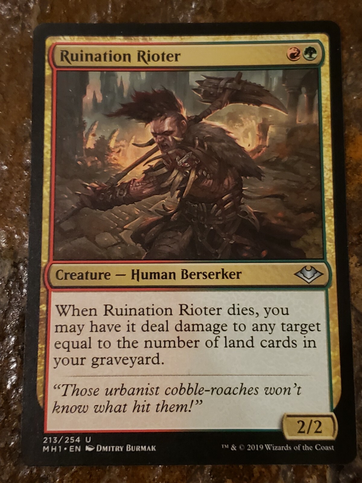 Ruination Rioter Modern horizons Mtg Card Mint Condition | eBay