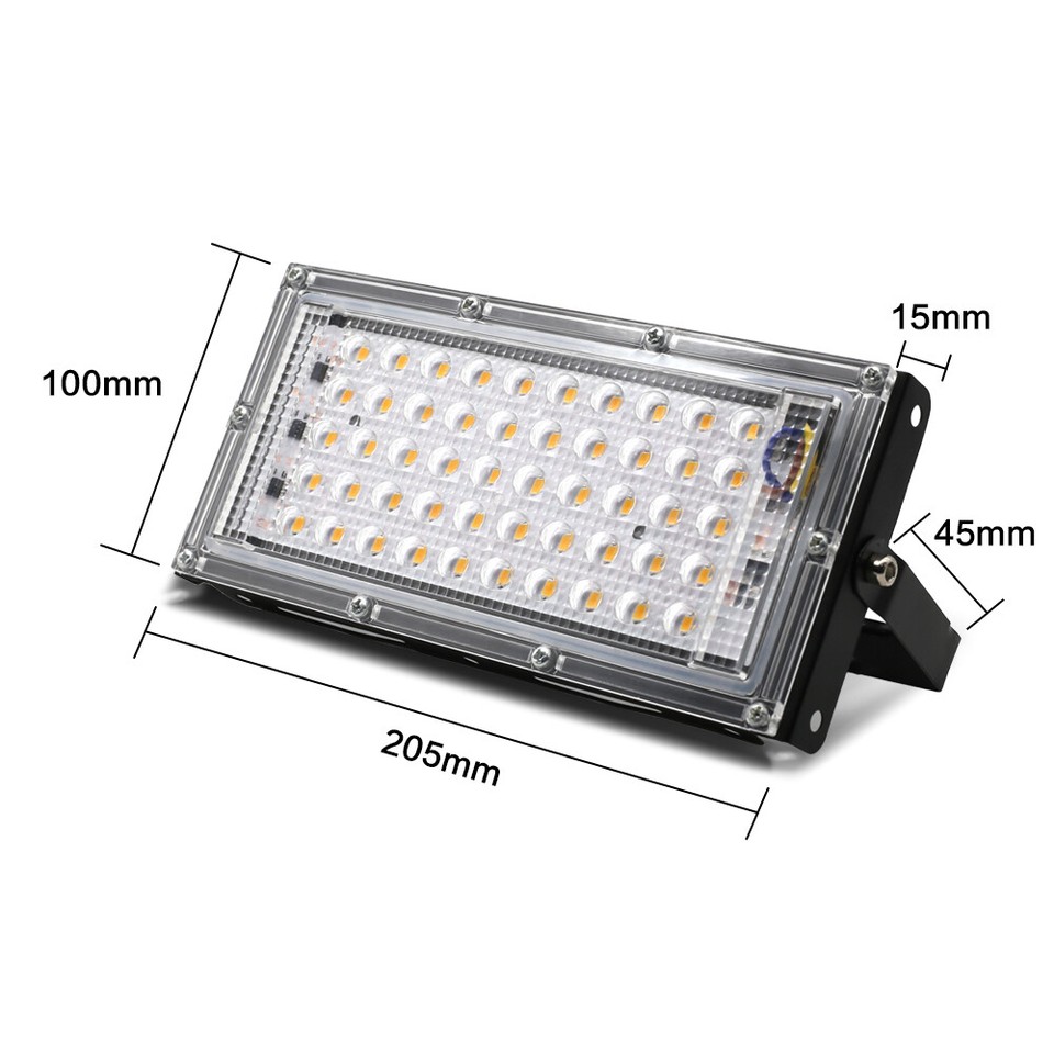 50W Watt Led Flood Light Outdoor Security Garden Yard Spotlight Lamp ...