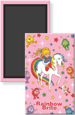 Rainbow Brite 80s Animated Show Saturday Morning Cartoon Fridge Magnet ...