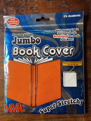 It's Academic Premium Edition Jumbo Book Cover (XXL) Neon Orange up to ...