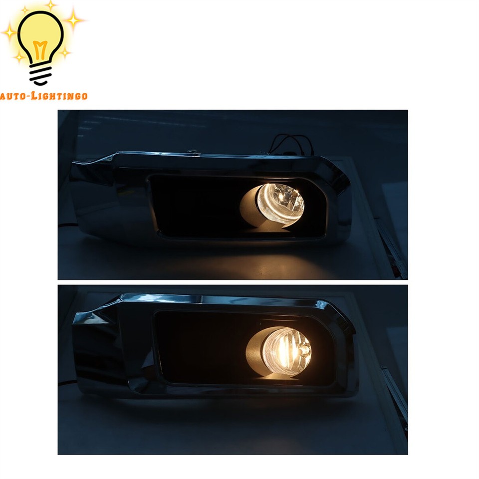 For 2014-2021 Toyota 4Runner Limited Fog Lights Chrome Bezel Right&Left ...