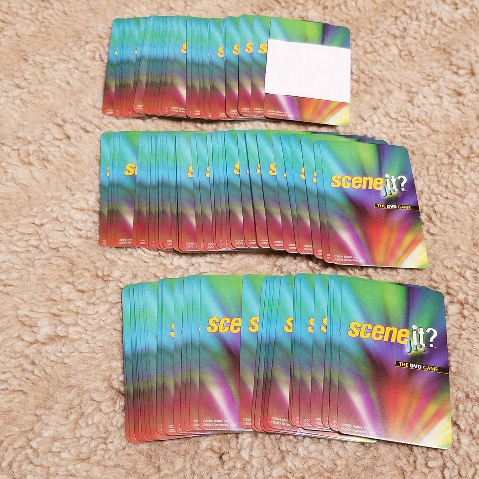 Scene It Jr The DVD Game Replacement Deck of Scene It and 4 Category ...