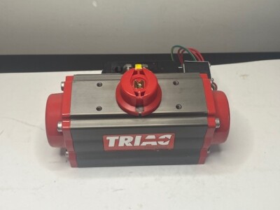 Triac 3R40DA Double Acting Actuator With Asco 8551 Solenoid Valve NEW ...