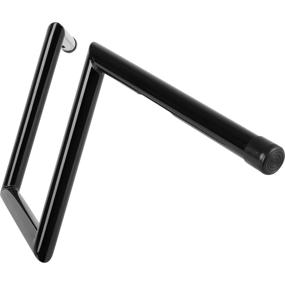 10" Rise 1" Handlebars Z-Bar Hanger Black For Harley Sportster Boober ...