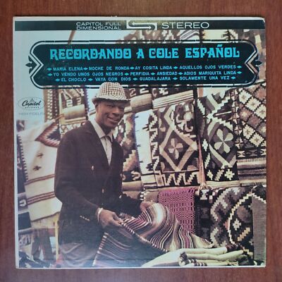 Nat King Cole – Recordando A Cole Español [1972] Vinyl LP Funk Soul ...