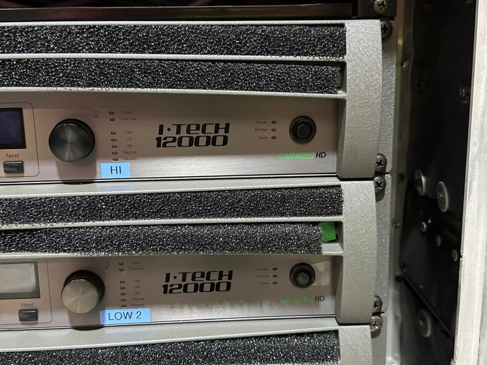 Crown Audio VRack Amplification Rack on Wheels with I-tech 12000HD (One ...