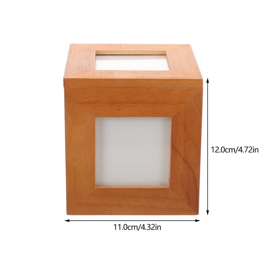 Photo Box Memorial Boxes Keepsakes Memories Picture Frame Storage with ...